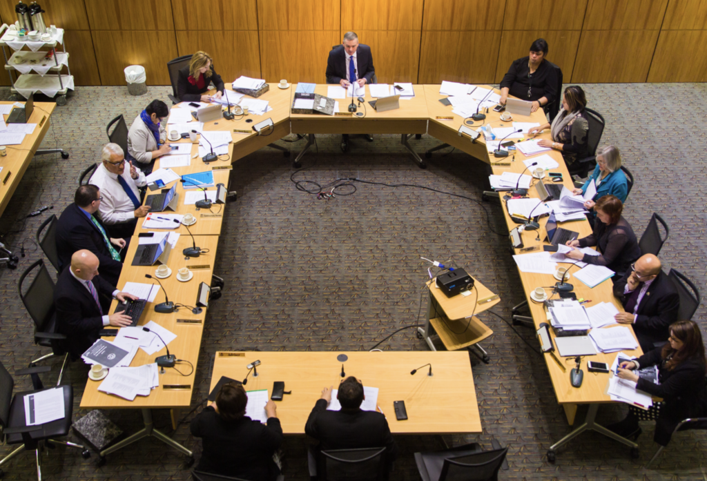 Speaking to Select Committee